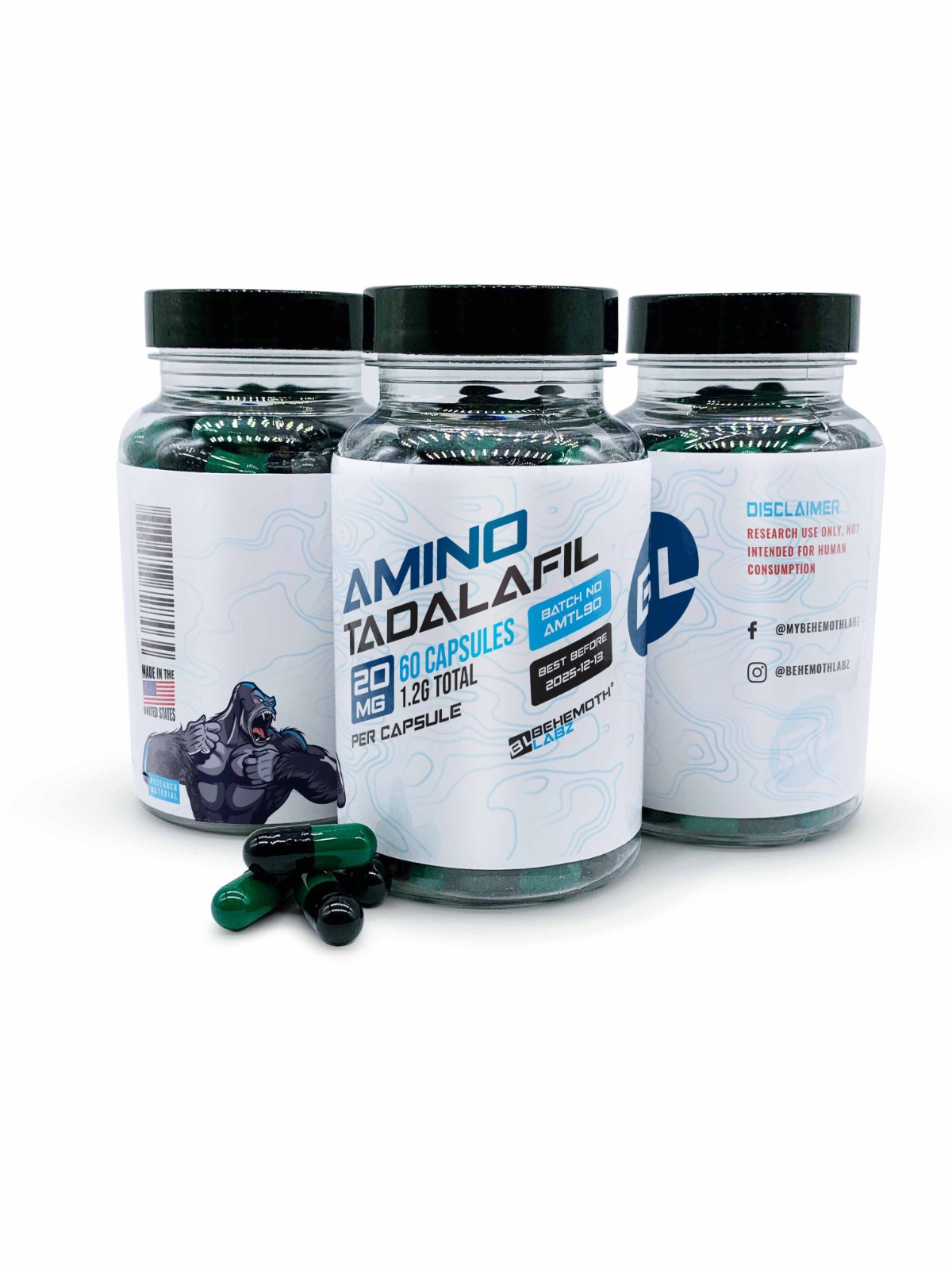 Amino Tadalafil Capsules For Sale | 3rd Party Tested