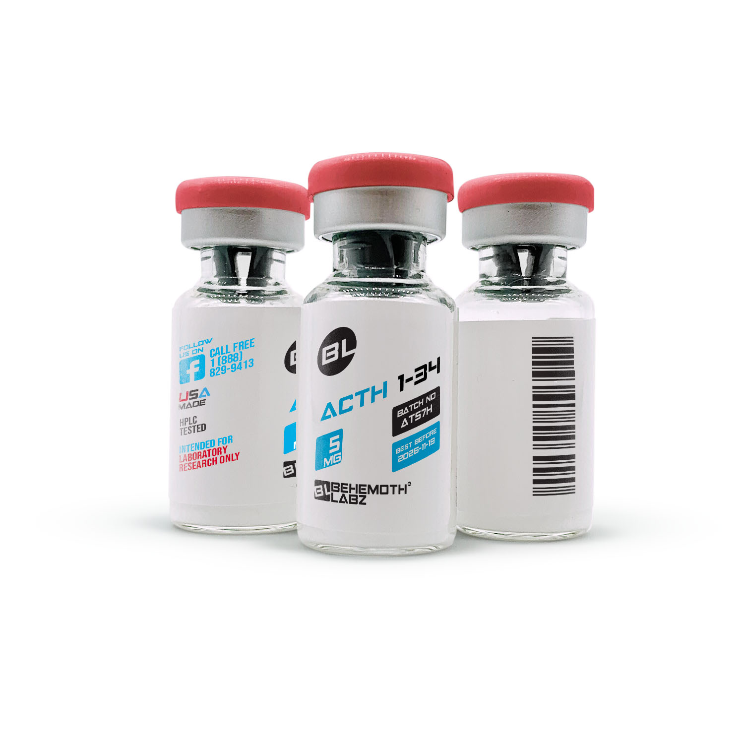 ACTH 1-34 Peptide For Sale | USA Made | Behemothlabz