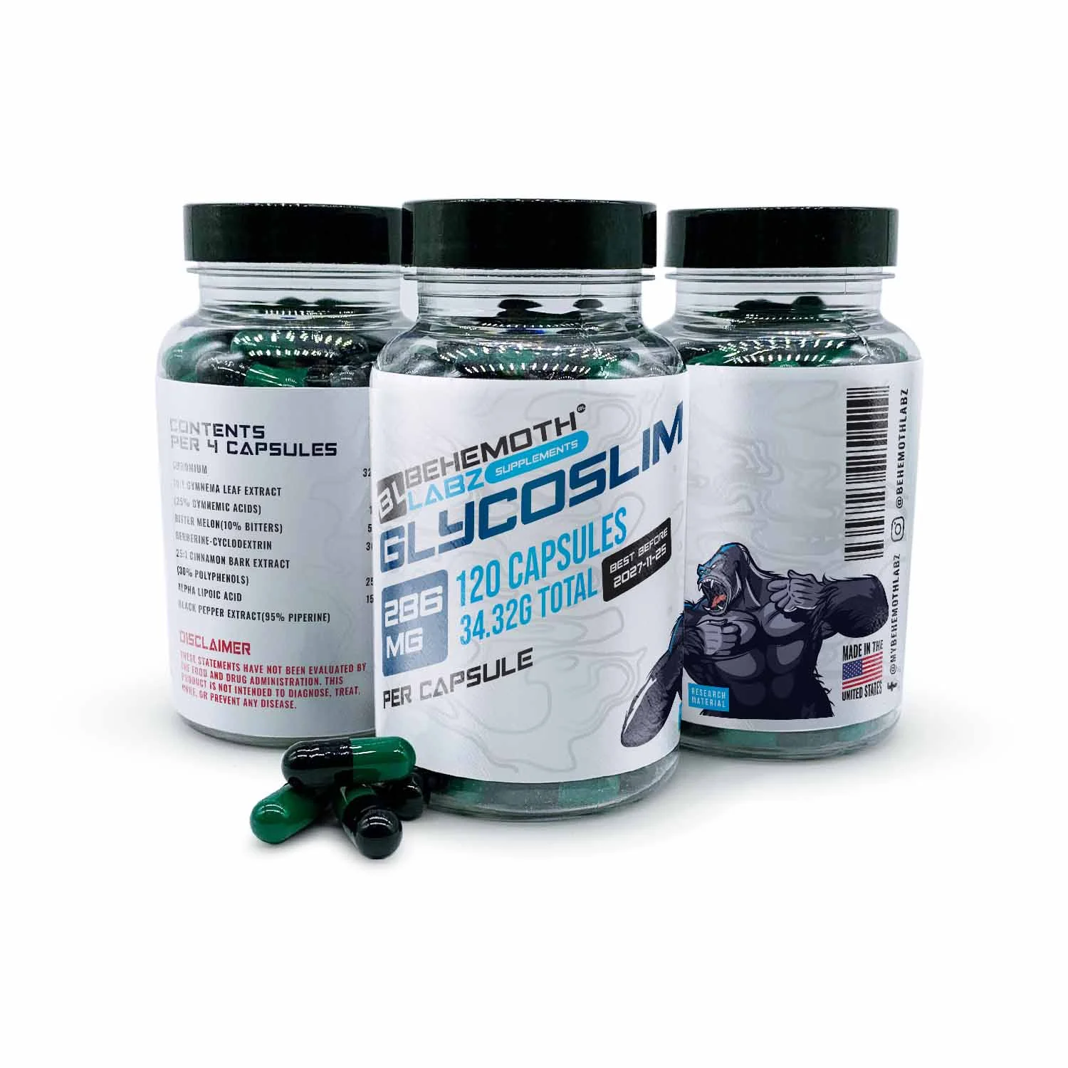 Glycoslim Capsules | BEHEMOTH LABZ