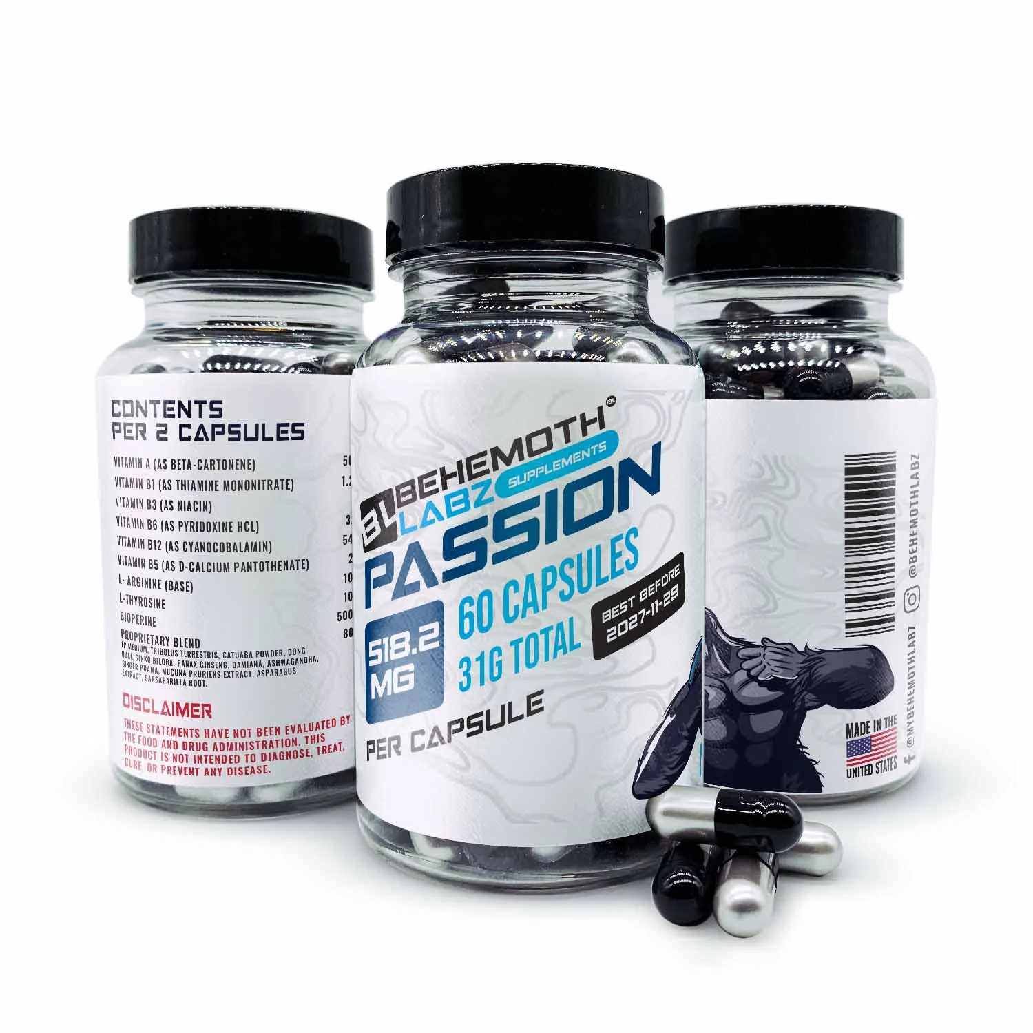 Passion Capsules | BEHEMOTH LABZ